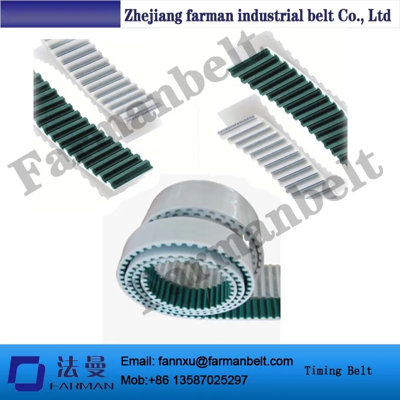 T10 Pu Cleat Seamless Timing Belt With Green Fabric|timing belt|pu ...