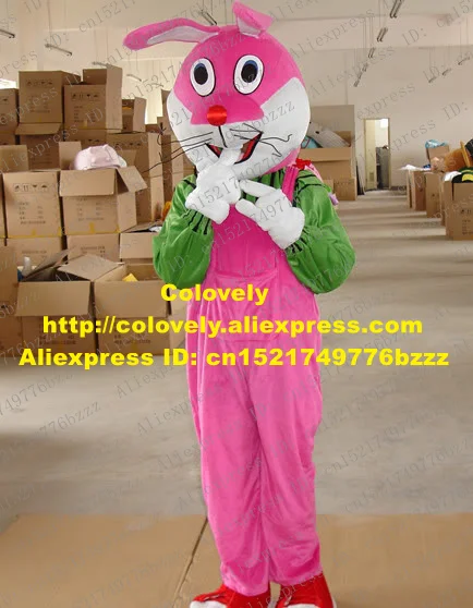 Vivid-Pink-Rabbit-Mascot-Costume-Mascotte-Bunny-Jackrabbit-Lepus-Hare ...
