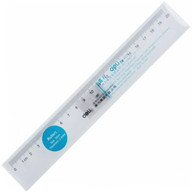 DL Good 6260 plastic transparent ruler 60 cm student ulnar organic ...