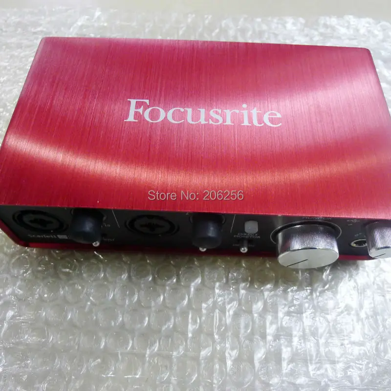 Купить 2018 новый focusrite Скарлетт 2i2 2 в/2 выхода USB 2.0 на гитаре ...