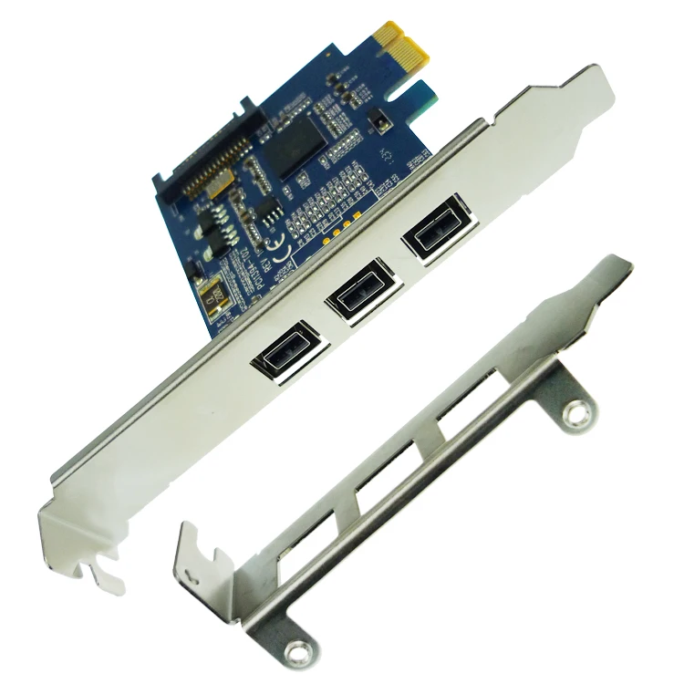 Tarjeta PCIe 800 IEEE1394B Firewire 1394B PCI EXPRESS Con Toma de ...