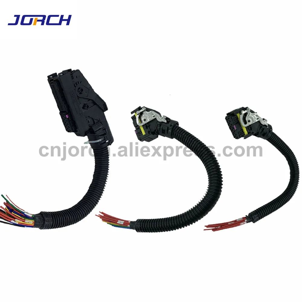 1 conjunto de conector ecu edc7 com trilho comum, 16 pinos, 36 pinos ...