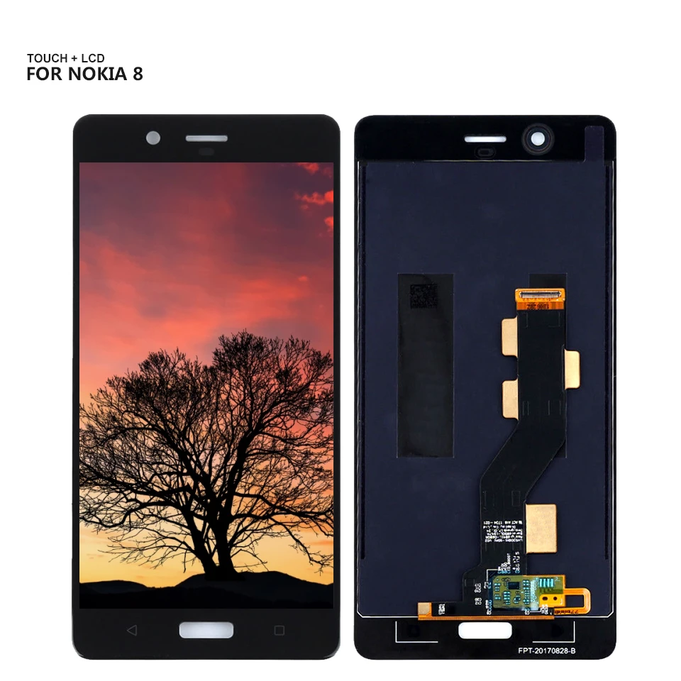 Free Shipping 5.3"For Nokia 8 LCD Display Touch Screen Glass Panel ...