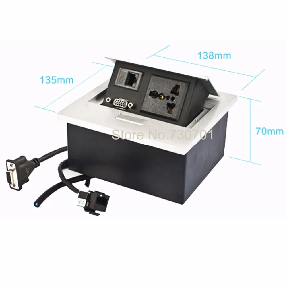 Short Cheap Zinc Material Damp Hidden Cable Sockets Outlet With ...