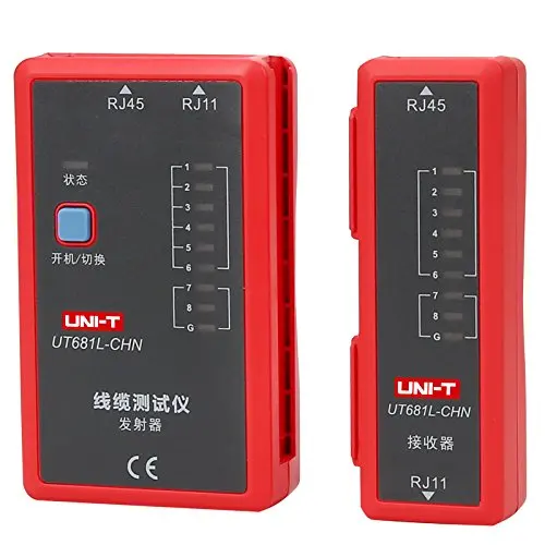 Uni-t Ut-681l Portable Cable Tester Line Detector Tests Ethernet Cables ...