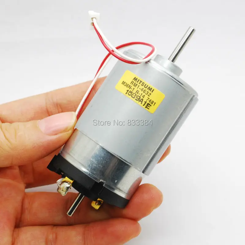 High quality!! Powerful MITSUMI 555 DC MOTOR Biaxial 12 30V dc 54.8mN.m ...