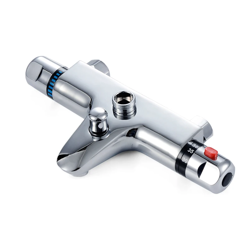 Temperature Control Thermostatic Spool Brass Shower Valve Mixer Tap ...