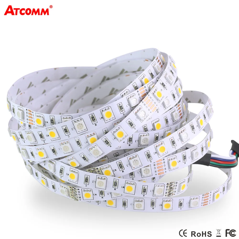5050 RGBW LED Strip Light 5 Meters High Lumen Flexible RGB + White/Warm ...