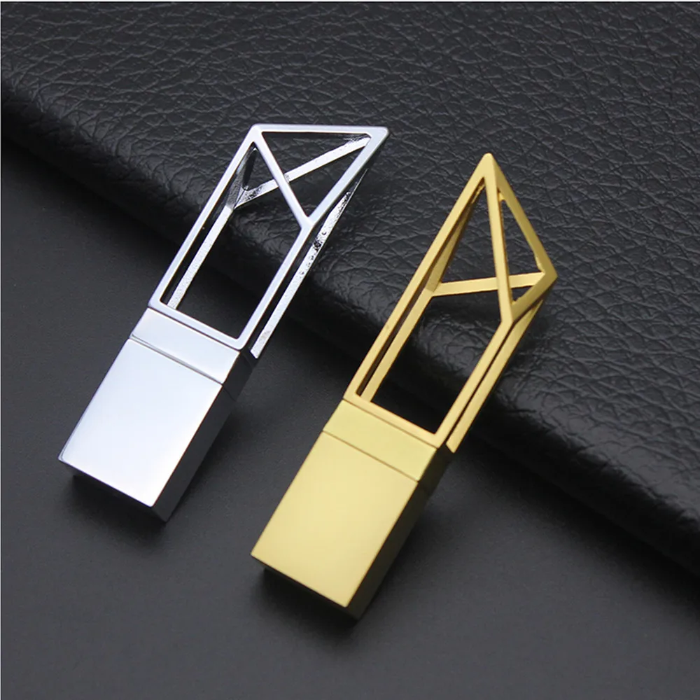 2022 New Brand Free Custom Logo Color Metal Art Building Hollow Usb2.0 ...