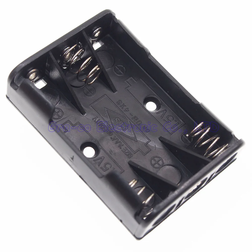 5pcs 3x Aaa Battery Storage Boxes 3 Pack Aaa Battery Case 4.5v Battery ...