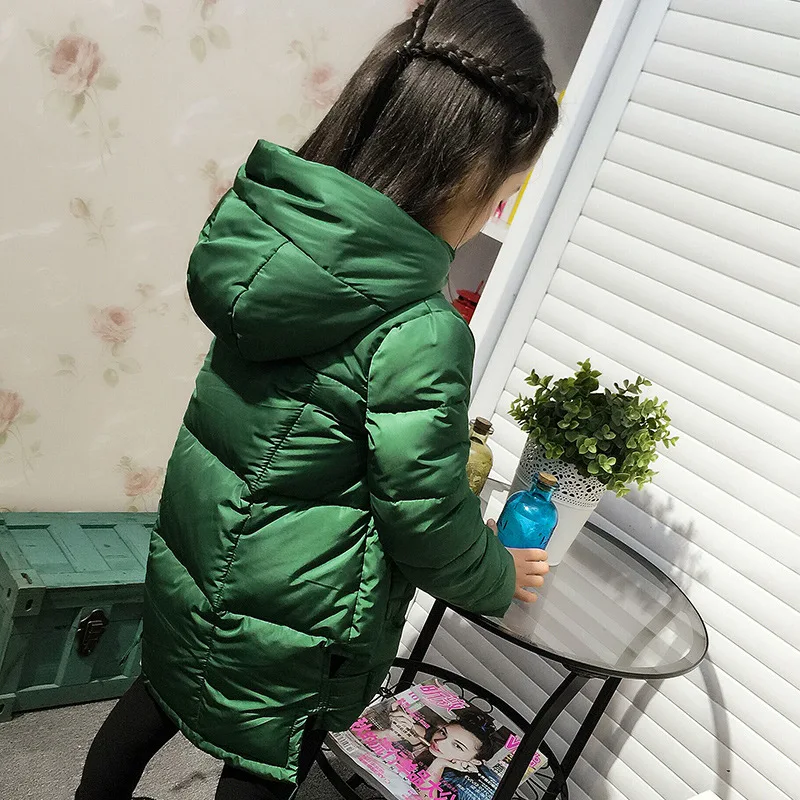 Baby Girls Winter Clothes Children Warm Cotton Padded Coats Hooded ...