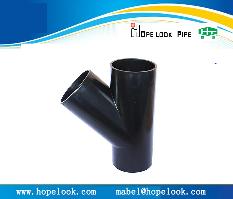 HDPE siphon y tee pipe fitting|pipe fittings brass|fitting mouldfitting ...