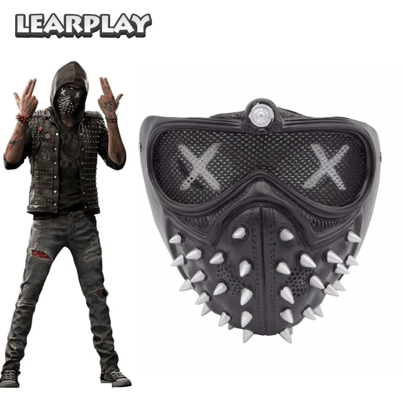 Produs Watch Dogs 2 Mask Marcus Holloway Wrench Cosplay Rivet Face ...