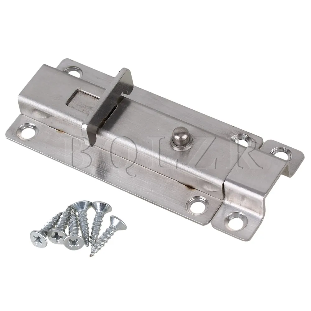 BQLZR 4 inch Stainless Steel Silver Spring Loaded Automatic Door ...