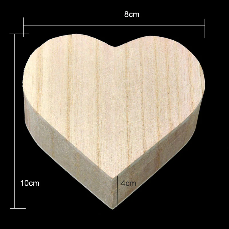 Heart Shaped Wood Boxes