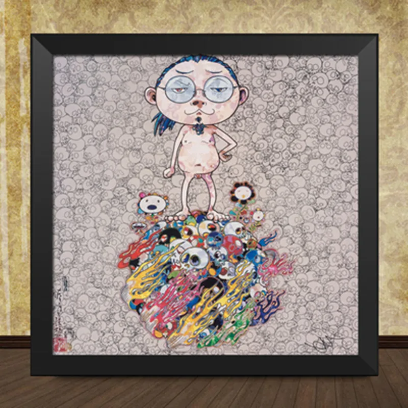 Takashi Murakami Sun Flower DOB Child Room Bedroom Cartoon Modern Small ...