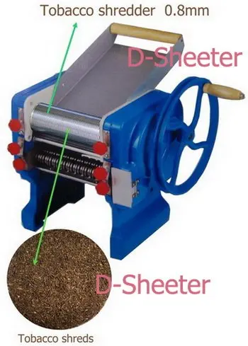 Tobacco shredder / Tobacco cutter / Tobacco shredding machine 180mm/0 ...