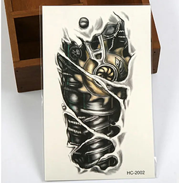 3d Tattoos Robot Leg