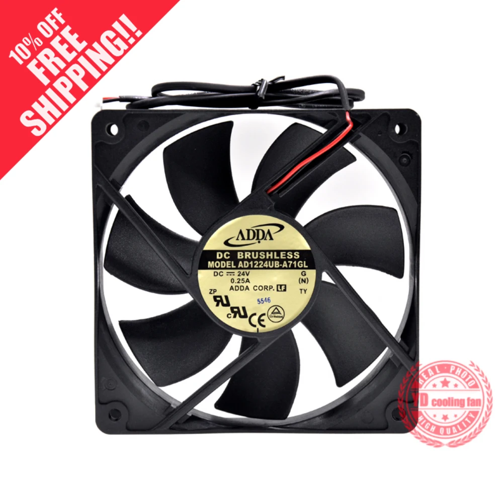 ADDA AD1224UB A71GL HB A70GL 1225, DC24V 냉각 팬, 신제품| | - AliExpress