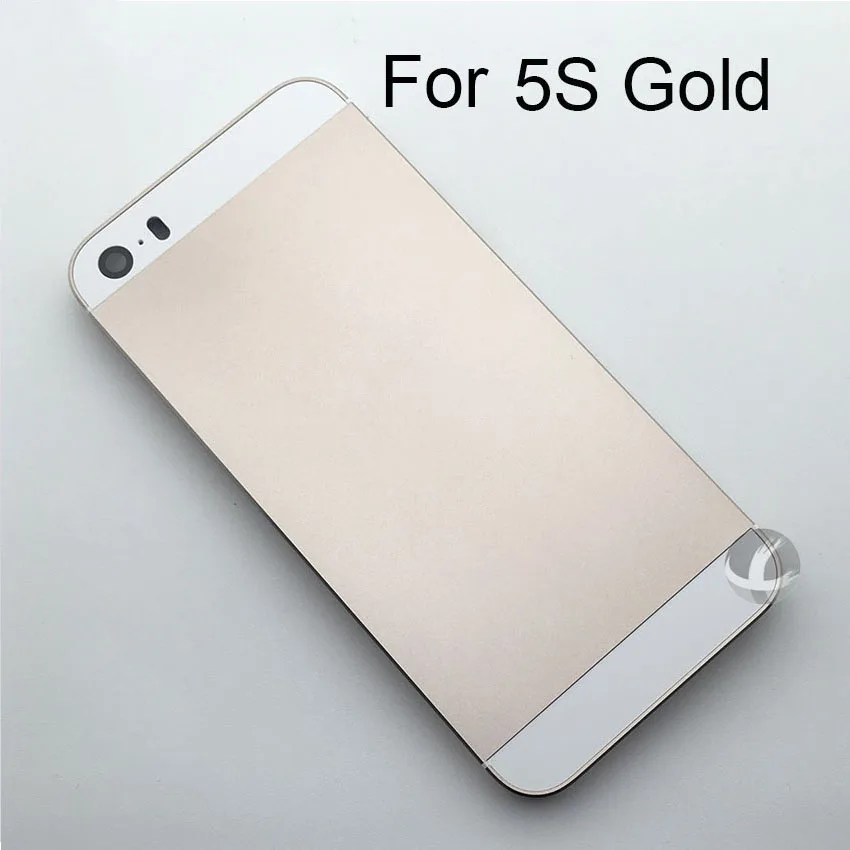 All New Back Housing For iphone 5 5S SE Metal Rear Cover Battery cover Lid OEM AAA With Free ...