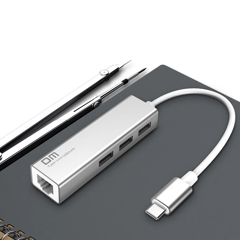 Big SALE Free shipping DM USB C to Ethernet Adapter with Type C USB 2.0 ...