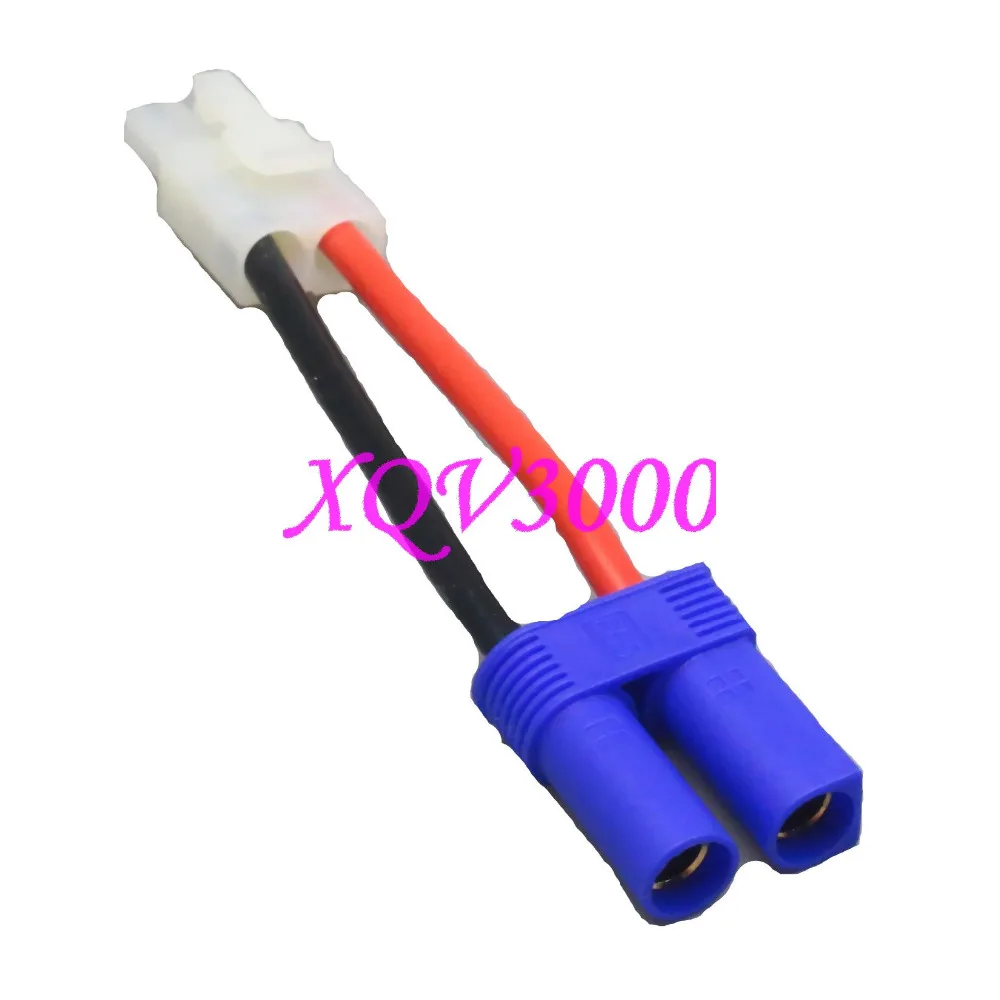 EC5 Female to Tamiya Male Plug connector adaptor 50mm 14AWG wire for RC ...