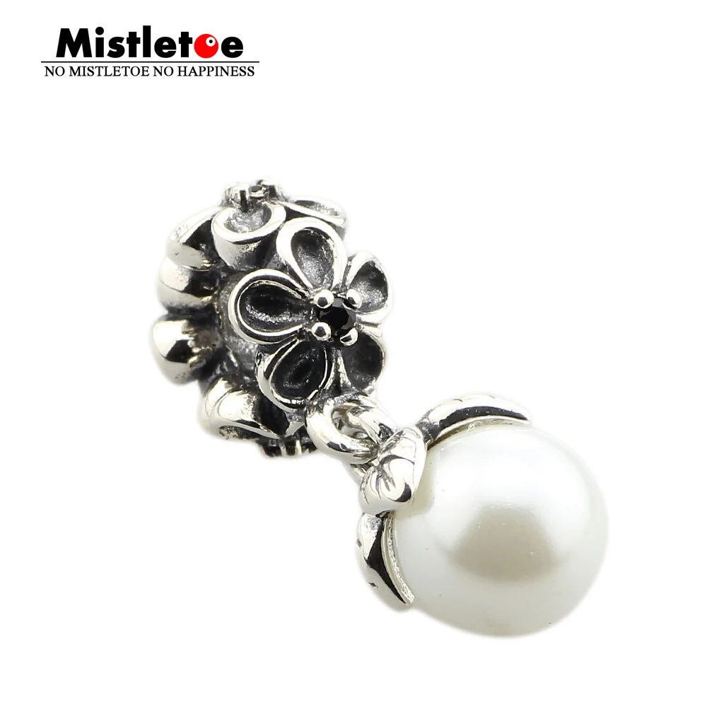 925 Sterling Silver AAA Freshwater Pearls Blooming violet White Pearl ...