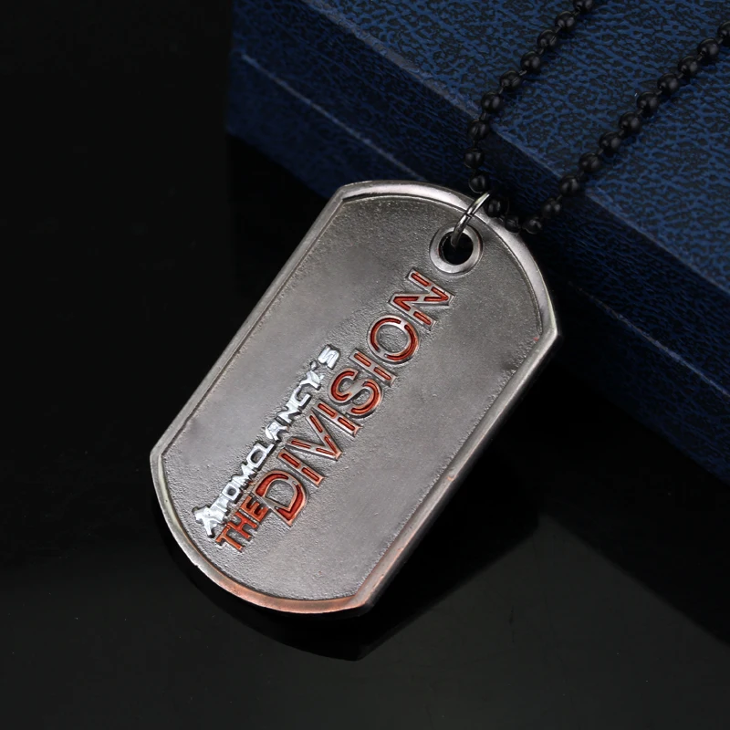 The Division Necklace Dog Tag Pendant Tom Clancy's Game Jewelry ...