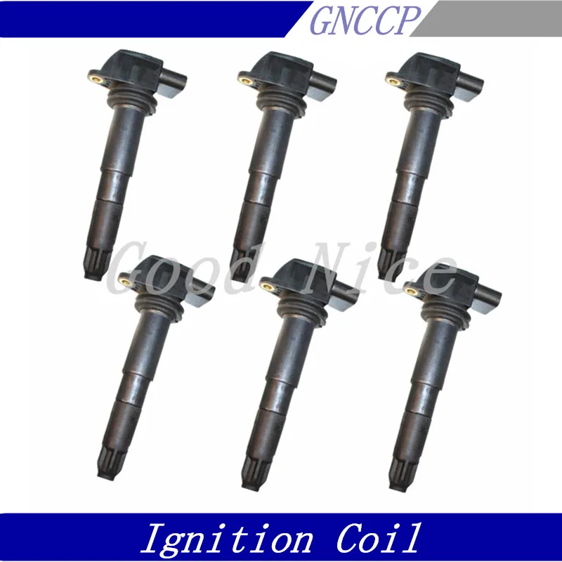 6 PCS IGNITION COIL for Porsche Cayenne 4.5L Carrera GT 5.7L OEM ...