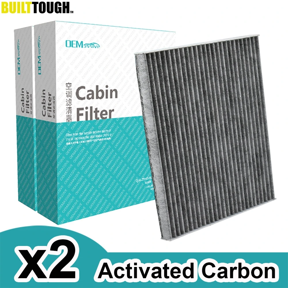 2x-Car-Pollen-Cabin-Air-Conditioning-Filter-Activated-Carbon-For ...