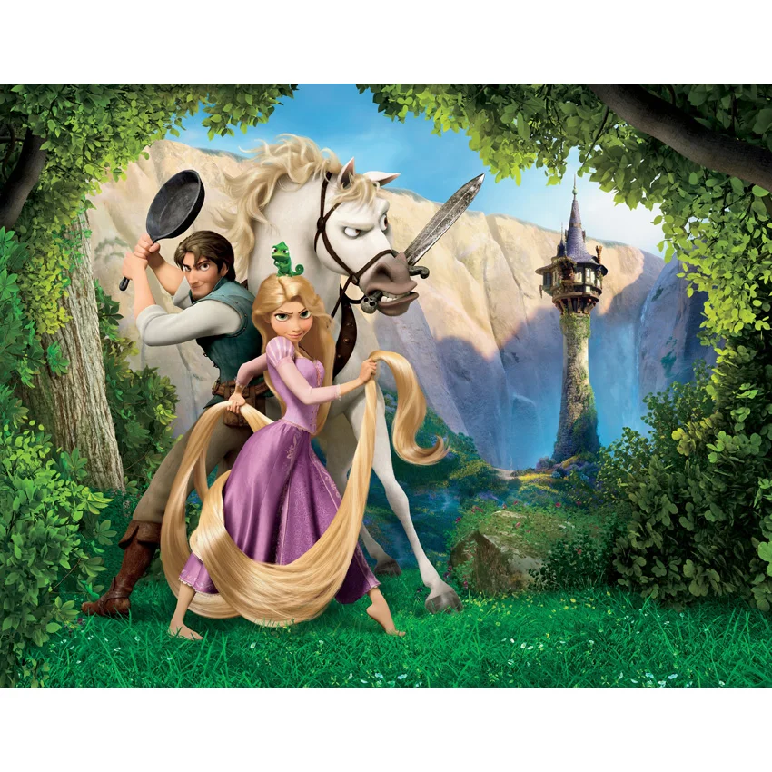 Vinyl Photography Background Fairy Tale Tangled Princess Tower Newborn ...