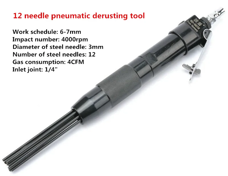 Pneumatic Derusting Tool Air Rust Remover Slag Cleaner Descaling ...