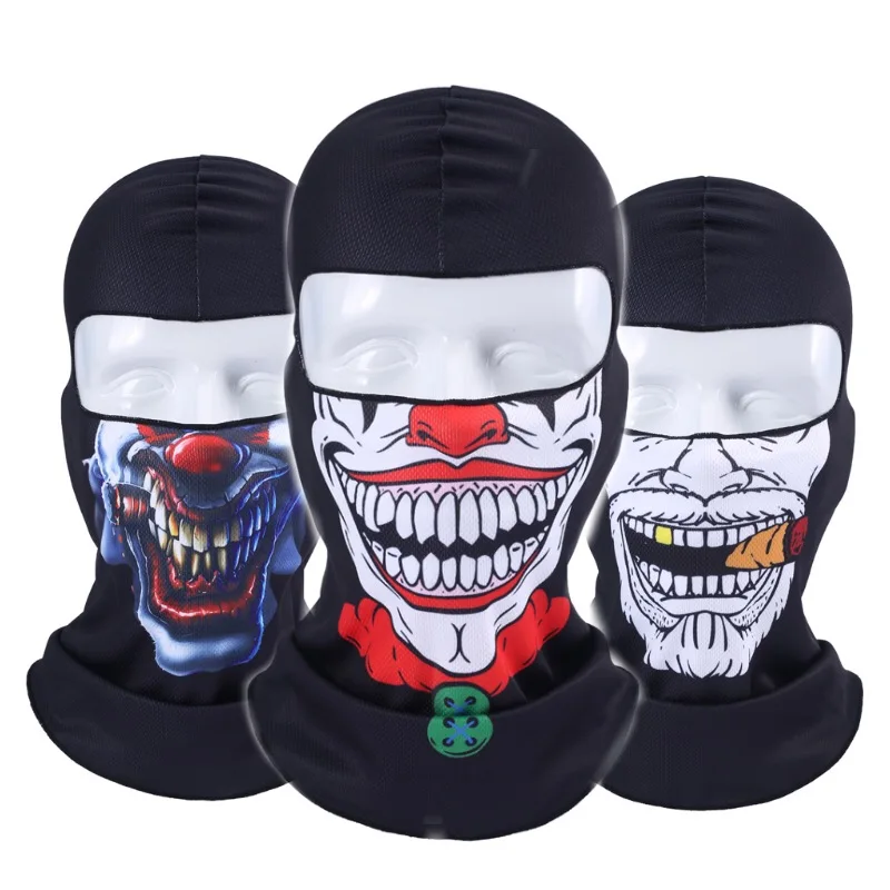 Skull Mouth Full Face Mask Balaclava Outdoor Sports Cycling Motorcycle ...