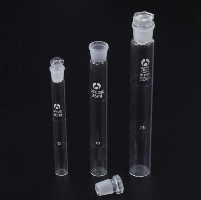 12PCS/LOT 25ml Nessler tube with stopper dia20 colorimetric tube for ...