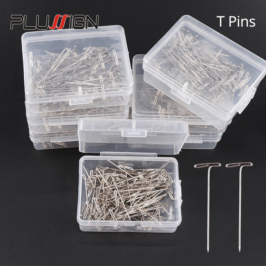 50x Metal 38mm Long T Pins Pack For Modelling Macrame Wigs Sewing Craft ...