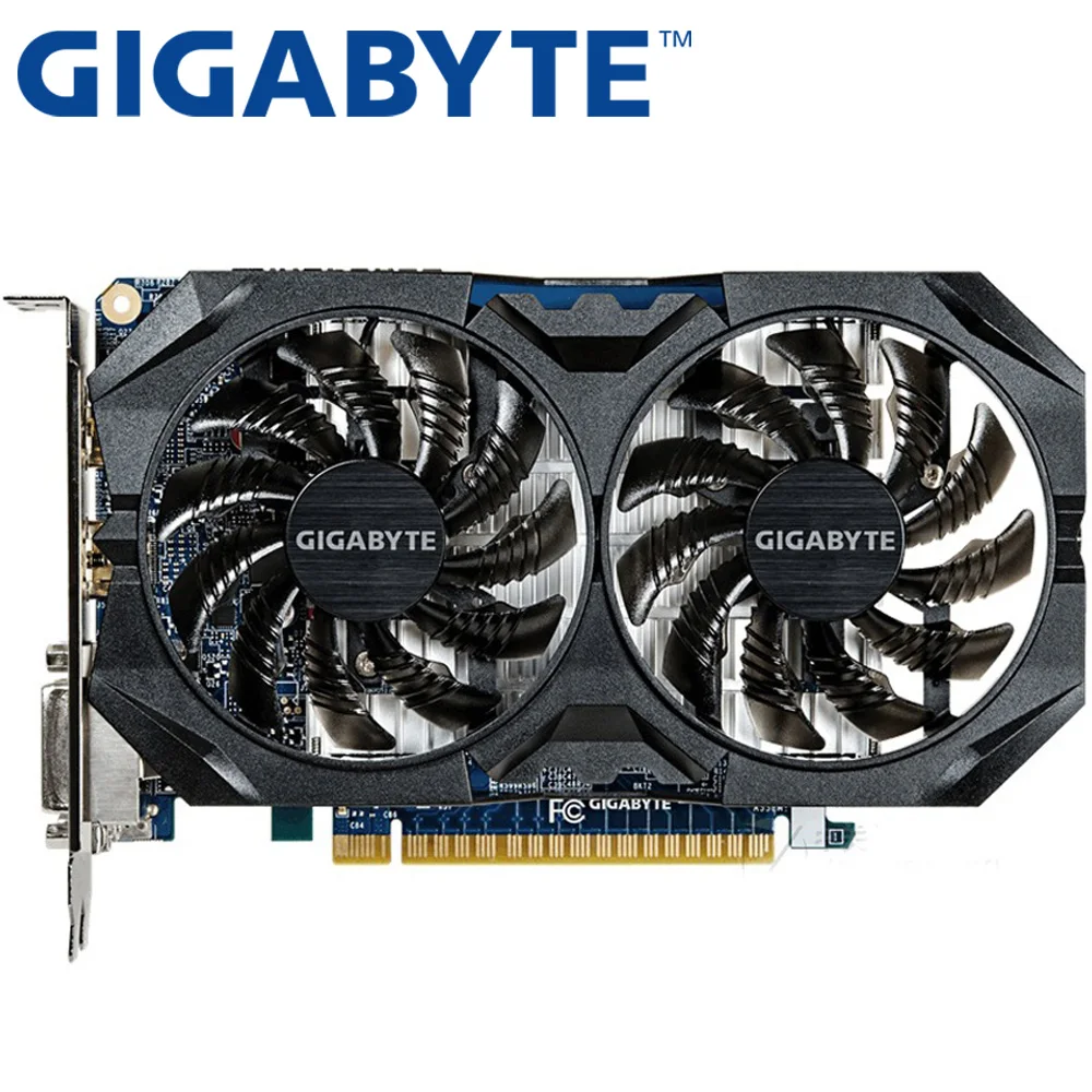 GIGABYTE Tarjeta gráfica original, GTX 750 Ti 2GB 128Bit GDDR5 para nVIDIA Geforce GTX 750Ti Dvi ...