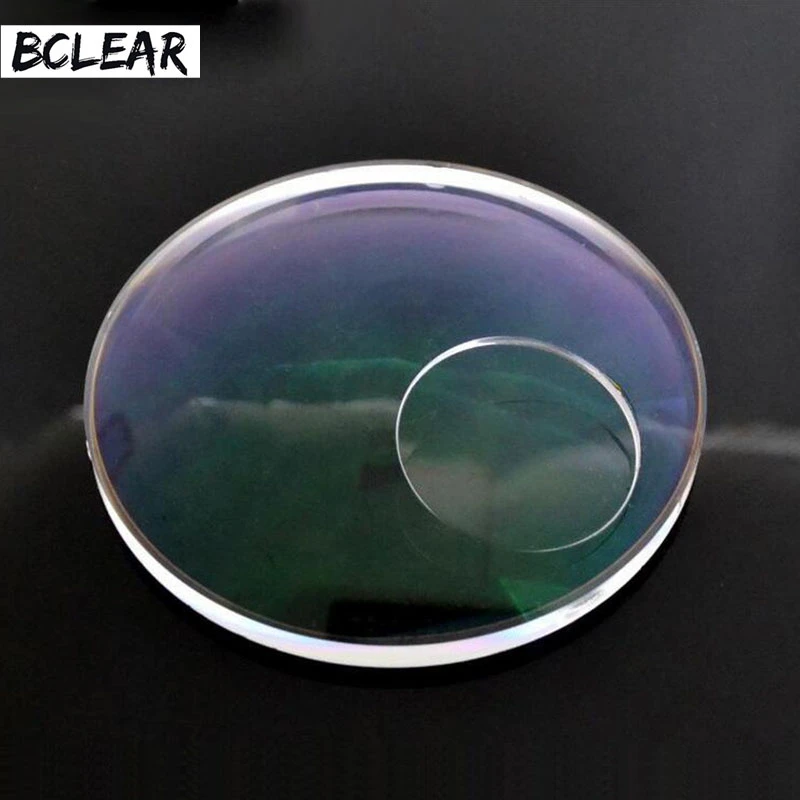 BCLEAR 1.56 Refractive Index Round Top Spectacle Prescription Bifocal ...