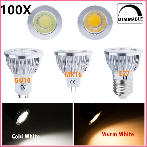 Super Bright GU 10 Bulbs Light Dimmable Led Warm/White 85 265V 6W 9W ...