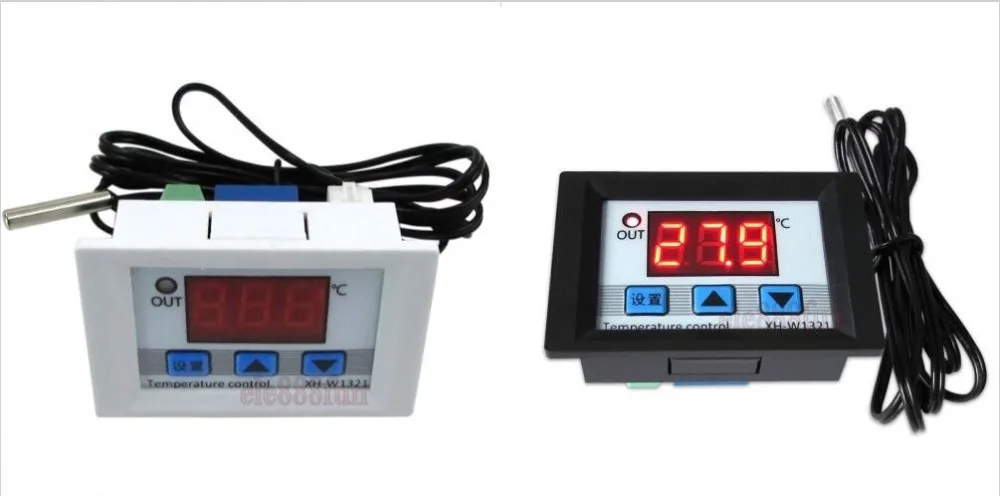 DC12V Digital LED Temperature Controller 10A Thermostat Control Switch ...