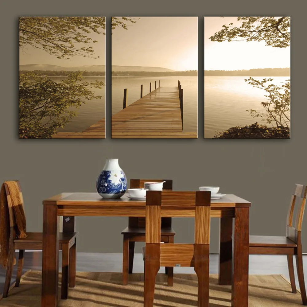 HD Landscape Canvas Art Print Painting Poster, Print Wall Pictures For ...