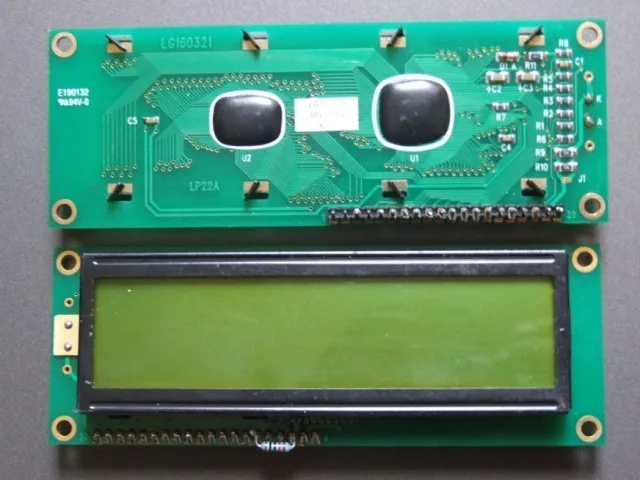 1PCS-5V-16032-160X32-160-32-LCD-Module-LCM-Yellow-Green-LG160321 ...