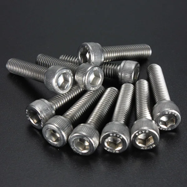 New Arrival 10Pcs DIN912 M6x12 M6x16 M6x20 M6x30 M6x35 mm Socket Cap ...