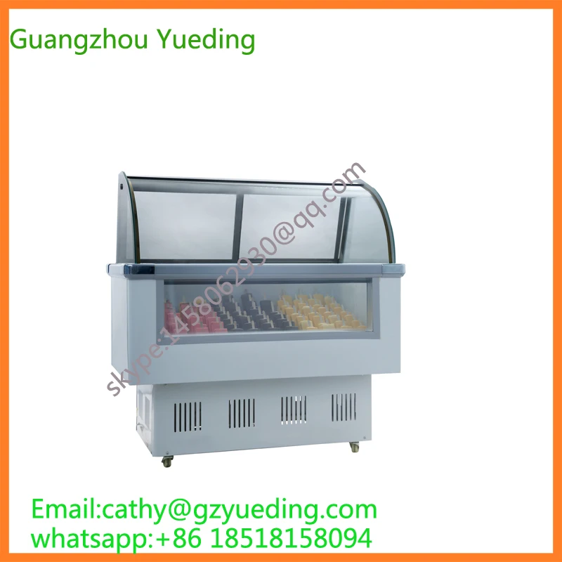 Commercial Ice Cream Display Case/Ice Cream Popsicle Display/Ice Cream ...