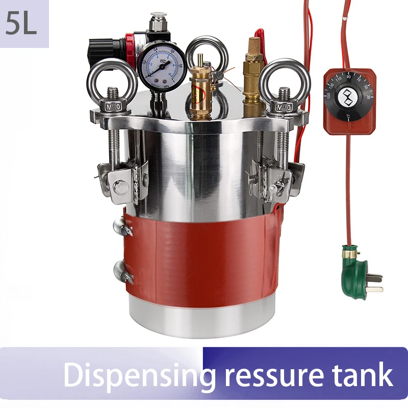 5L Temperature controlled heating pressure barrel Electric heating ...