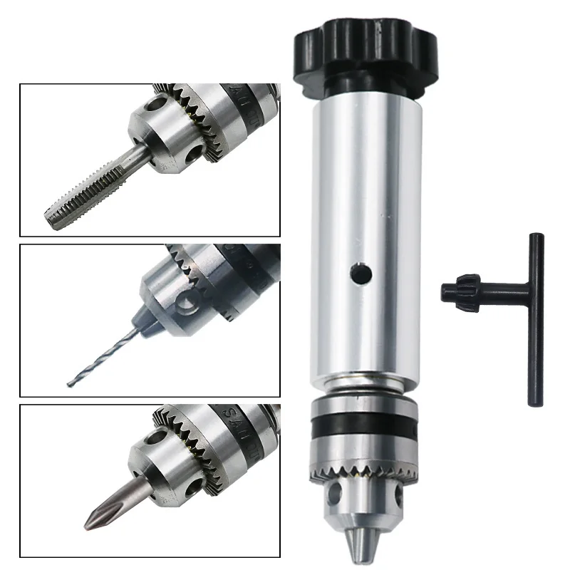 0,6 6 mmMini Manuelle Aluminium Hand Bohrfutter Twsit Micro Bohrer ...