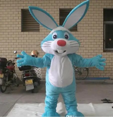 Hot-Sale-Blue-Rabbit-mascot-costume-Adult-size-Cartoon-costumes ...