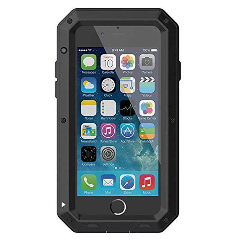 For-iphone-15-case-Shockproof-Waterproof-Metal-Aluminum-with-front ...