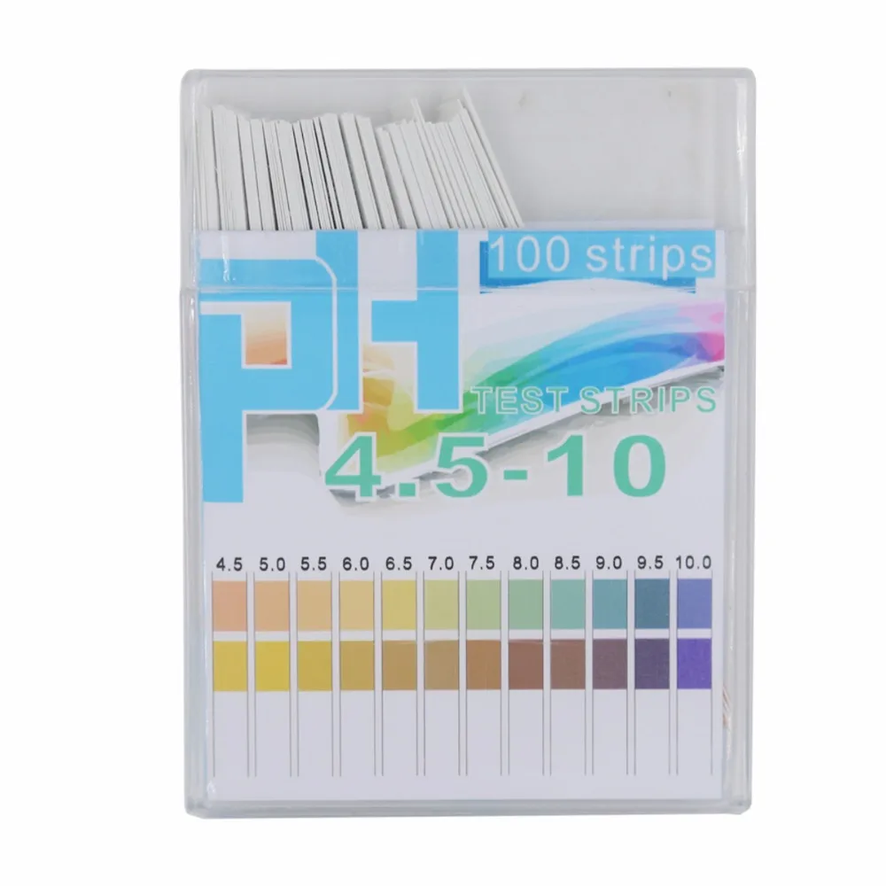 100Strips Range 4.5 to 10.0 Healthcare pH Indicator and Test Paper ...