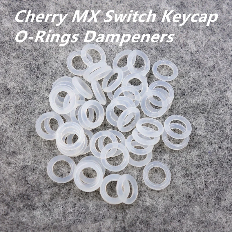 Cherry MX Switch Keycap O Ring Sound Dampeners White For Mechanical ...