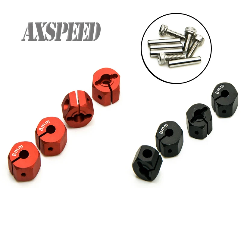 4pcs 8mm/9mm/10mm/11mm/12mm Thickness Hex 12mm Aluminum Wheel Hex Drive ...